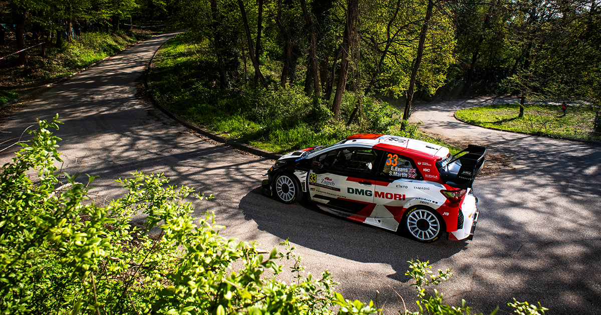 Evans tops Croatia Rally shakedown | Rallysupport