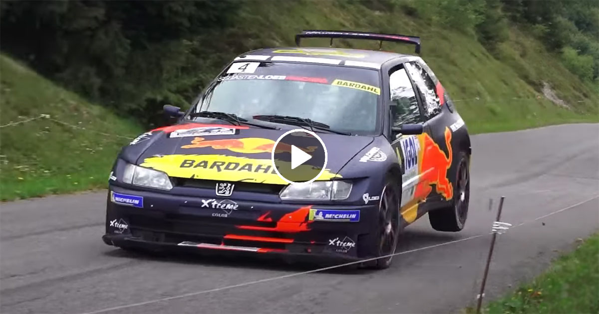 Sébastien Loeb - Peugeot 306 Maxi - Rallye du Mont Blanc 2021 ...
