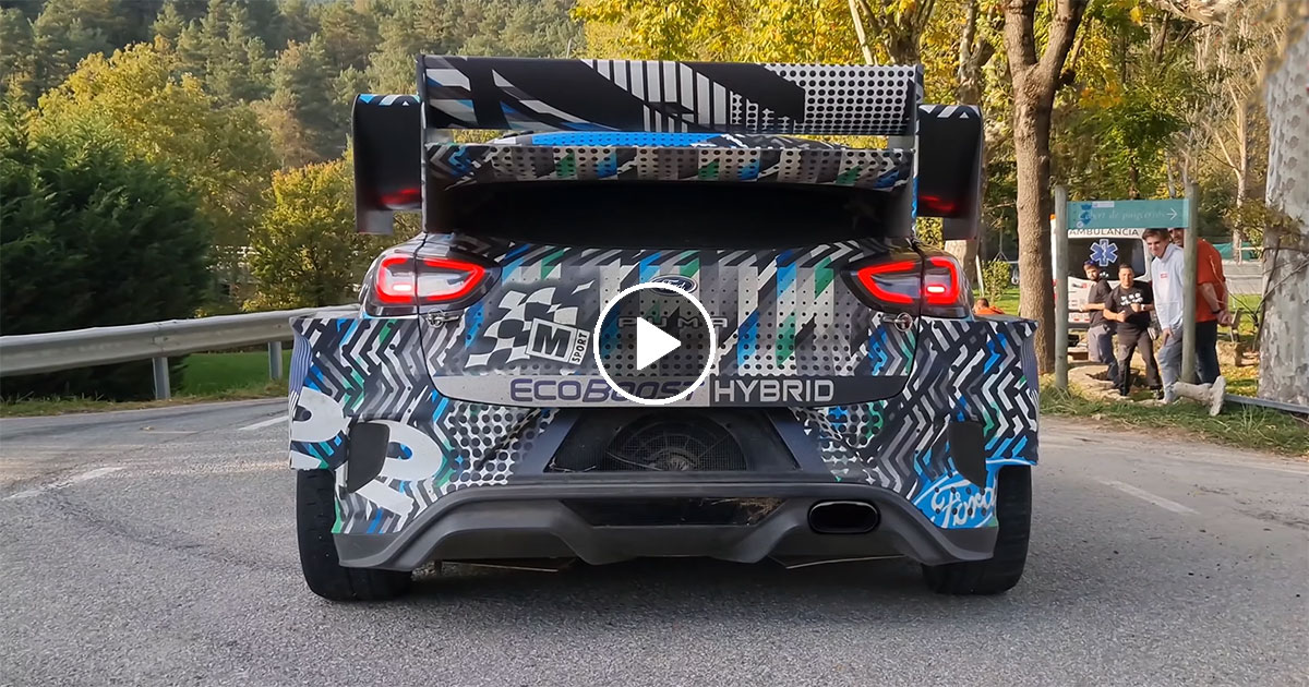 VIDEO - Sébastien Loeb test Ford Puma Rally1 Hybrid WRC 2022 | Rallysupport