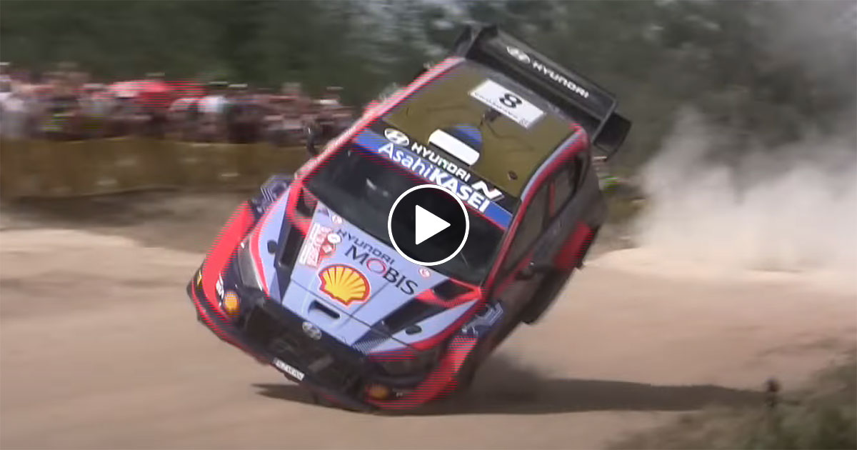 VIDEO: Tänak BIG jump - WRC Rally Italia Sardegna 2022 | Rallysupport