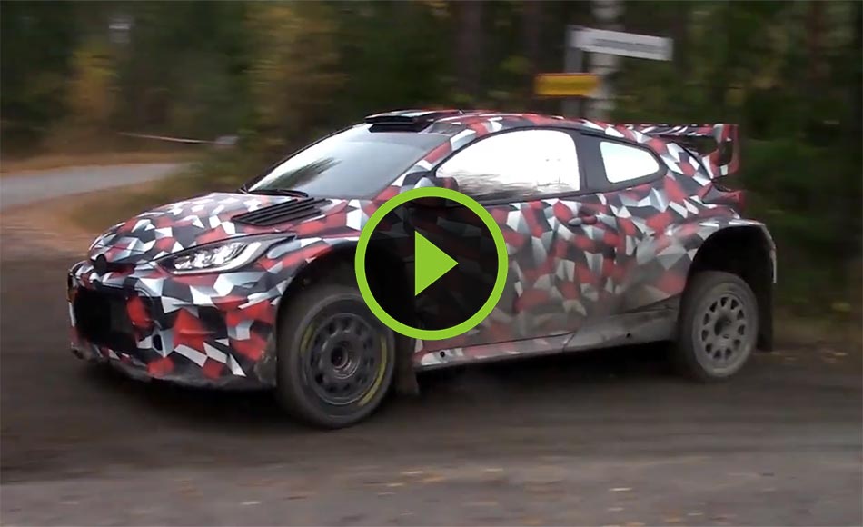 VIDEO: Toyota GR Yaris Rally2 gravel testing in Finland | Rallysupport