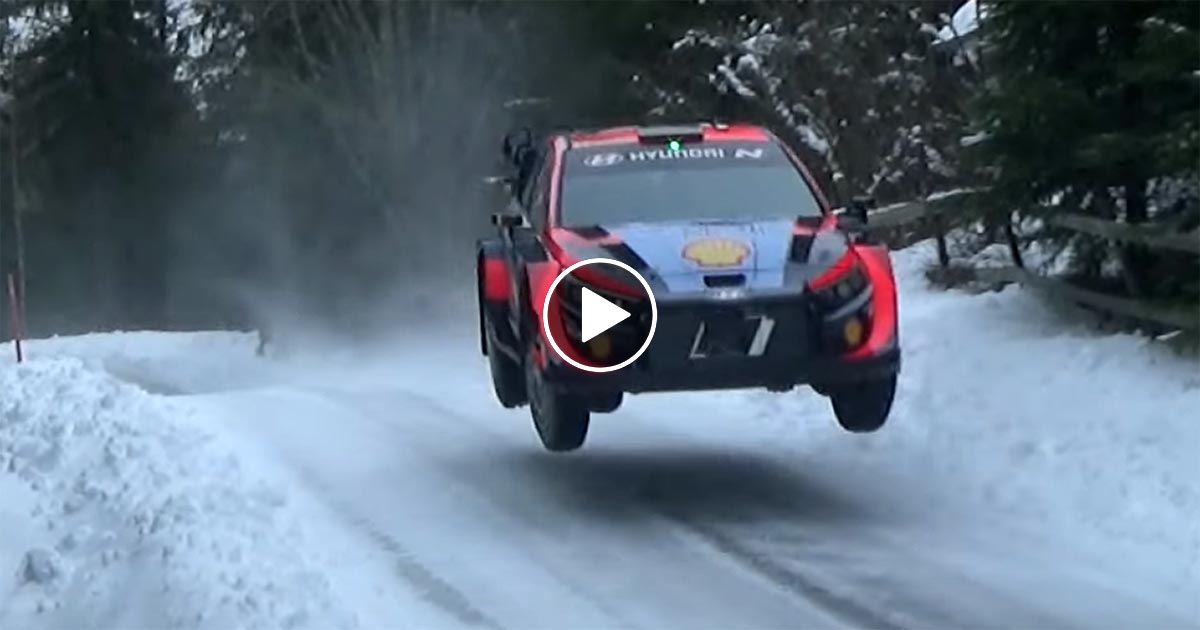 VIDEO: Neuville test Rally Sweden 2023 - Hyundai i20 N Rally1 ...
