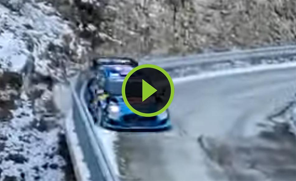 Onboard: Oliver Solberg takes Petter for a passenger ride in a WRC-car ...