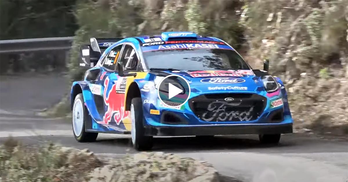 VIDEO: WRC Rallye Monte Carlo 2023 - Shakedown action | Rallysupport