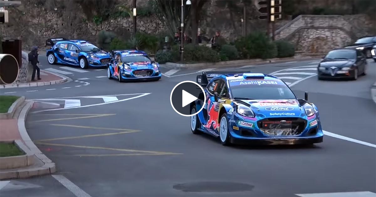 VIDEO: WRC Rallye Monte Carlo Service Park impression - Rally1 cars ...