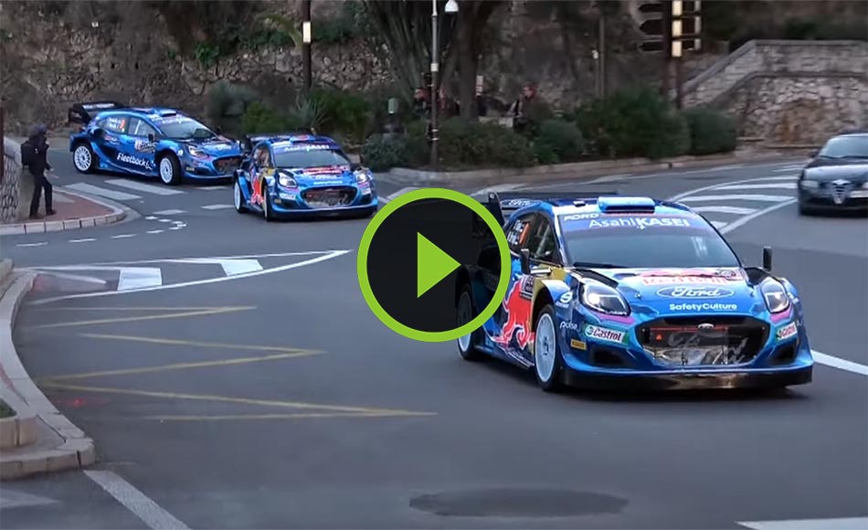 Onboard: Oliver Solberg takes Petter for a passenger ride in a WRC-car ...