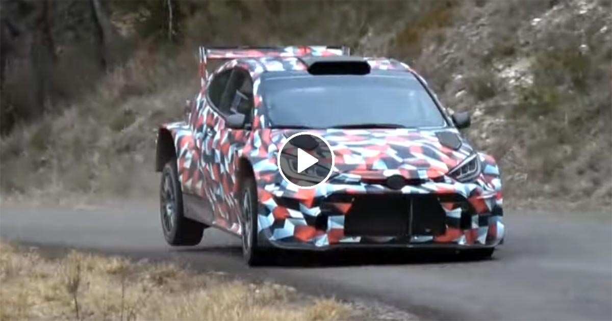 VIDEO: Toyota GR Yaris Rally2 Tarmac Testing - Kalle Rovanperä ...
