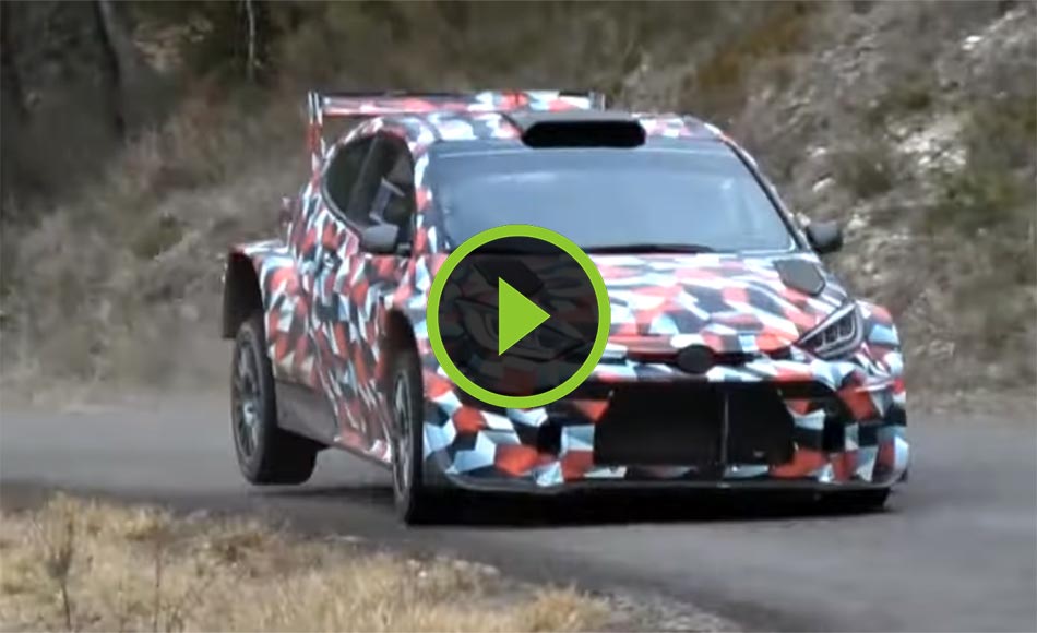 VIDEO: Toyota GR Yaris Rally2 Tarmac Testing - Kalle Rovanperä ...