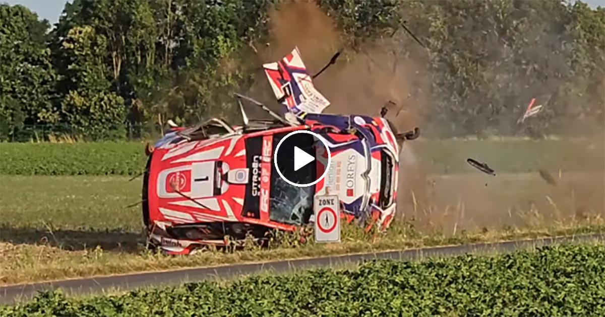 VIDEO: Crash Lefebvre Ypres Rally 2023 | Rallysupport