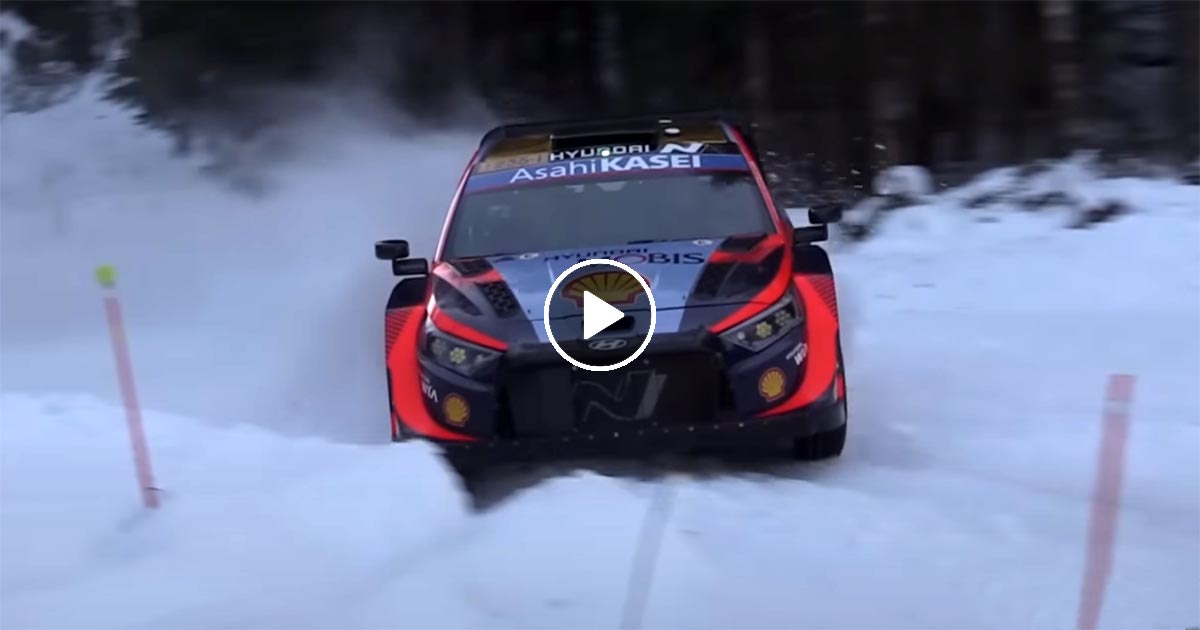 VIDEO: Tänak back at Hyundai! - Snow testing i20 N Rally1 | Rallysupport