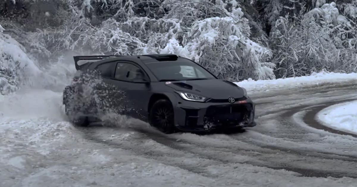 VIDEO: Solberg test Toyota GR Yaris Rally2 in Snow Pre WRC2 2025 ...