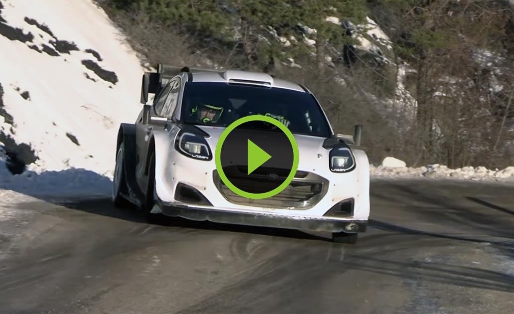 VIDEO: Armstrong test pre WRC Rallye Monte-Carlo 2026 - Ford Puma Rally1