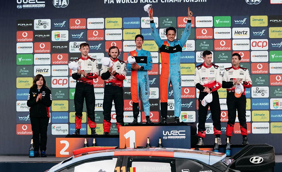 Neuville claims first WRC win of 2026 for Hyundai as Ogier punctures in ...